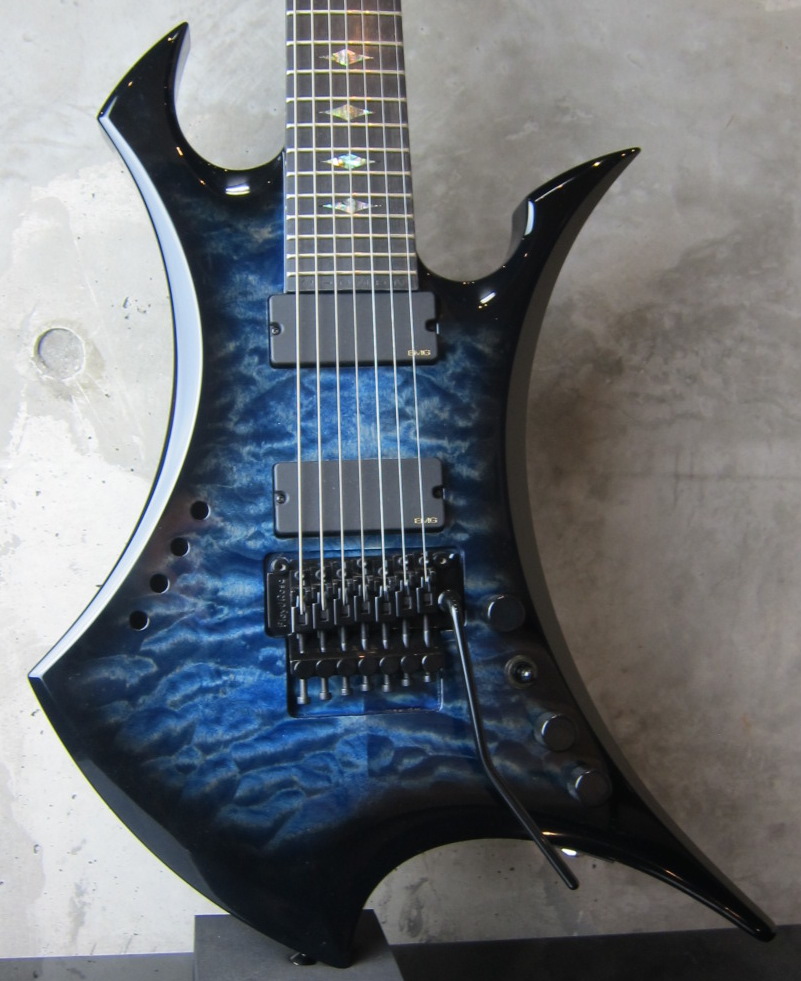 B.C.Rich USA Ignitor 7 String Custom / Blue Burst - 和久屋＜Wakuya＞