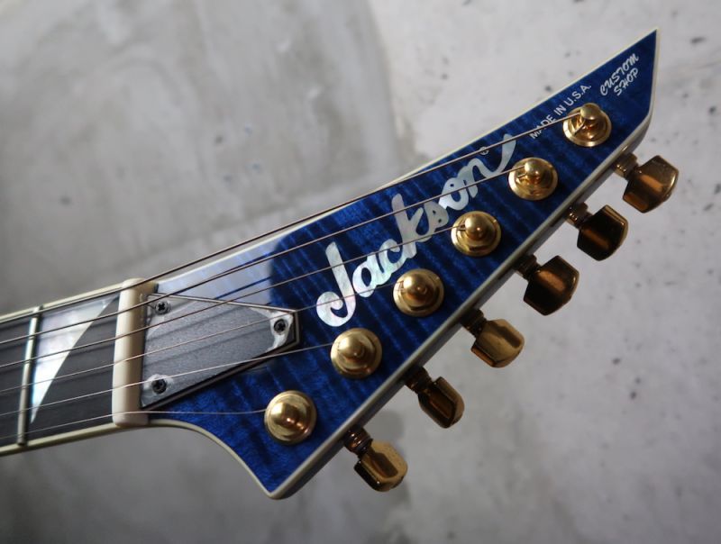Jackson USA Custom Shop RR1 Randy Rhoads V Reverse Head / Trans Blue - 和久屋