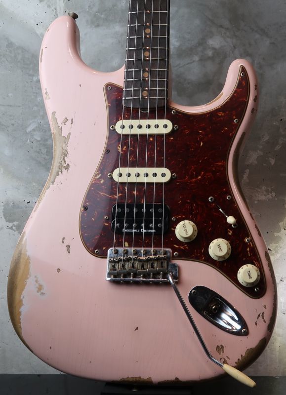 Fender Custom Shop 62 Heavy Relic Stratocaster SSH / Aged Shell Pink ...